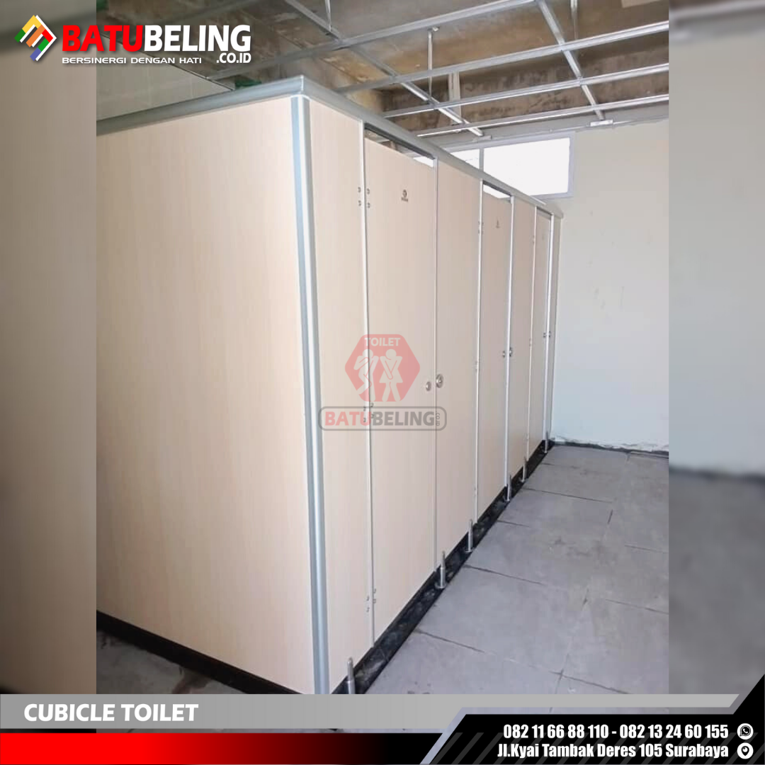 Pemasangan Spesialist Cubicle Toilet No 1 di Denpasar Bali